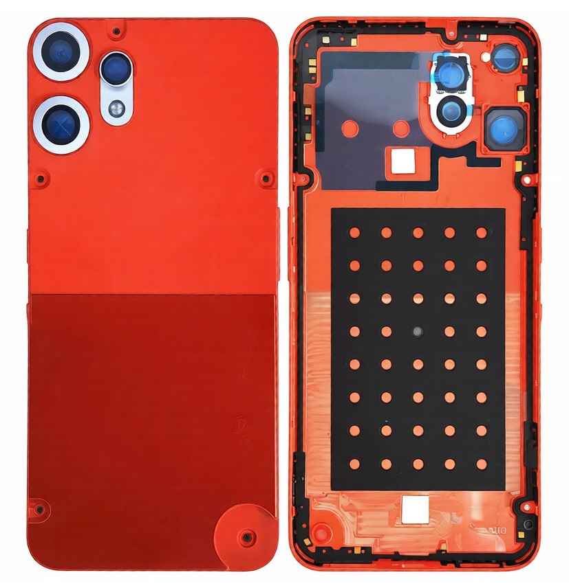 Back Panel Cover for Nothing CMF Phone 2 Pro - Orange - Maxbhi.com