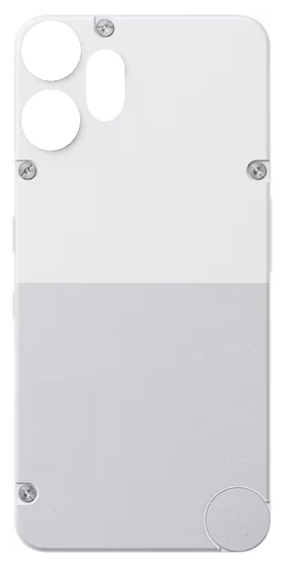 Back Panel Cover for Nothing CMF Phone 2 Pro - White - Maxbhi.com