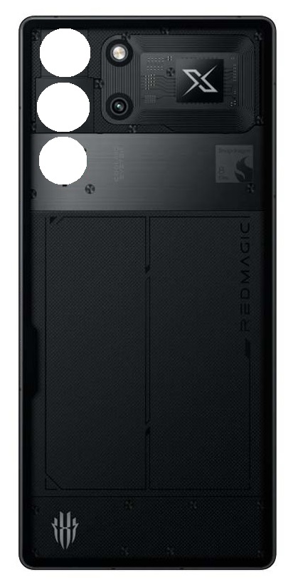 Back Panel Cover for ZTE Nubia RedMagic 10 Pro - Black - Maxbhi.com