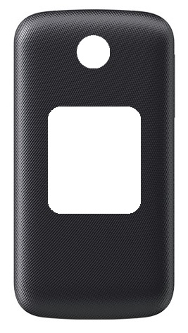 Back Panel Cover for TCL Flip - Grey - Maxbhi.com