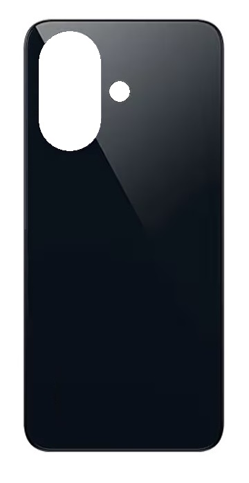 Back Panel Cover for Lava Bold N1 - Black - Maxbhi.com