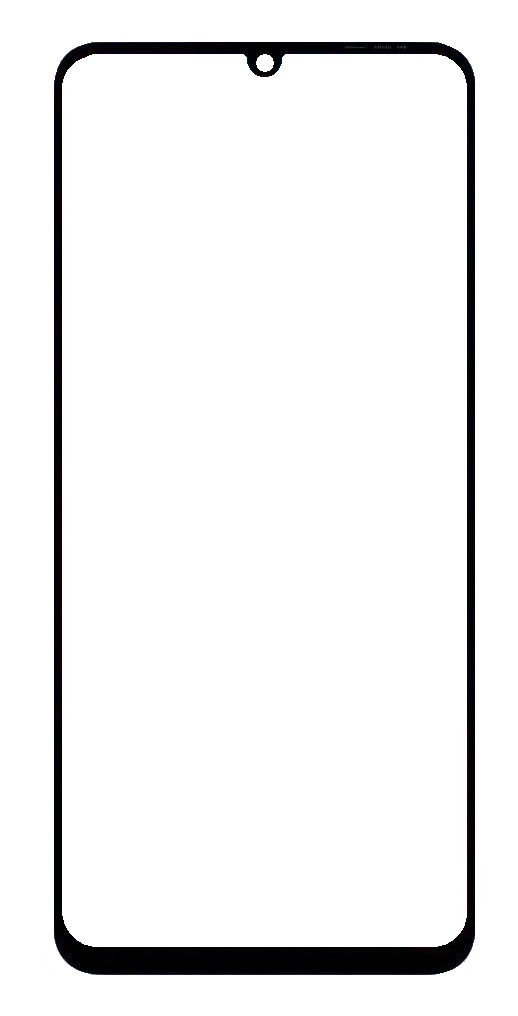Replacement Front Glass for Itel City 100 - Blue by Maxbhi.com