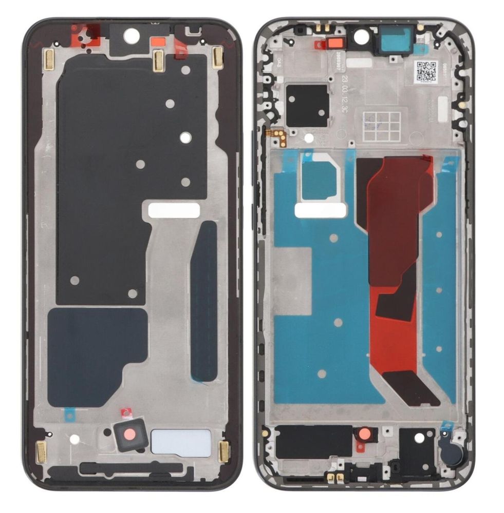 LCD Frame Middle Chassis for Huawei Nova 12s - Black by Maxbhi.com