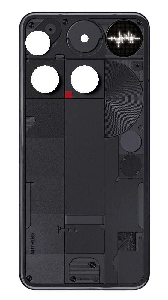 Back Panel Cover for Nothing Phone 3 - Black - Maxbhi.com