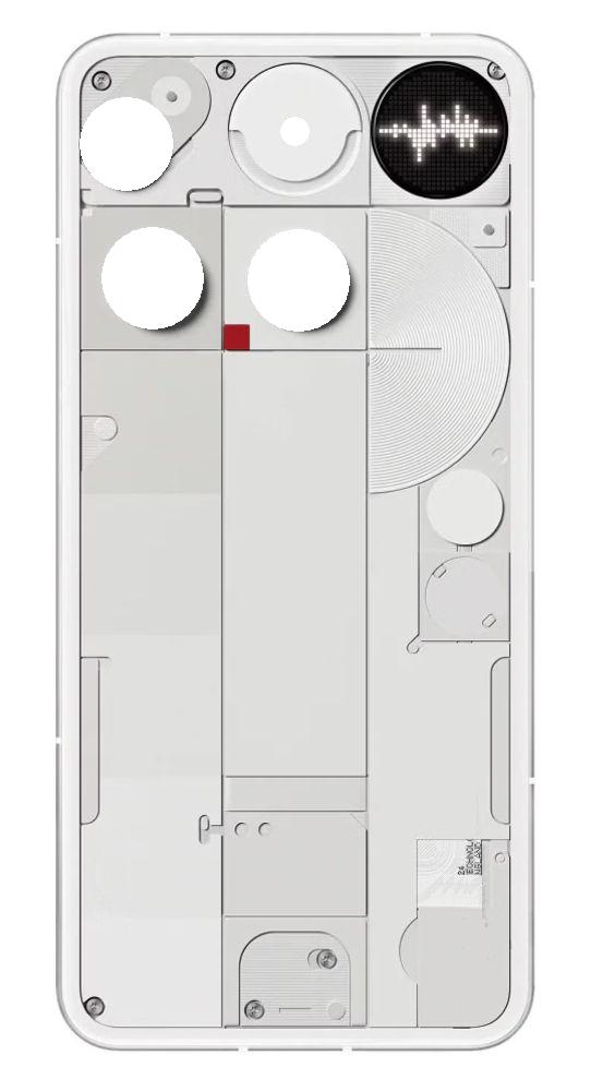 Back Panel Cover for Nothing Phone 3 - White - Maxbhi.com