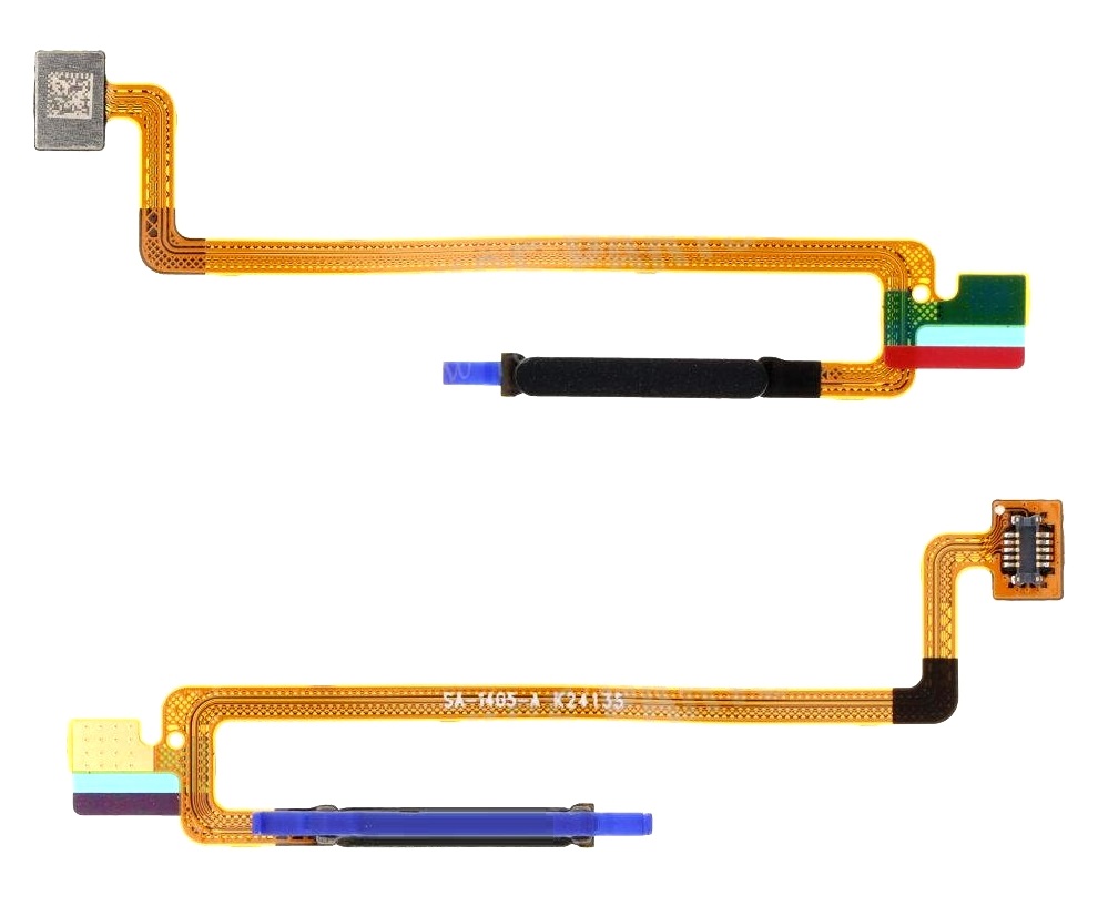 Fingerprint Sensor Flex Cable for Xiaomi Poco M6 4G Black by Maxbhi.com