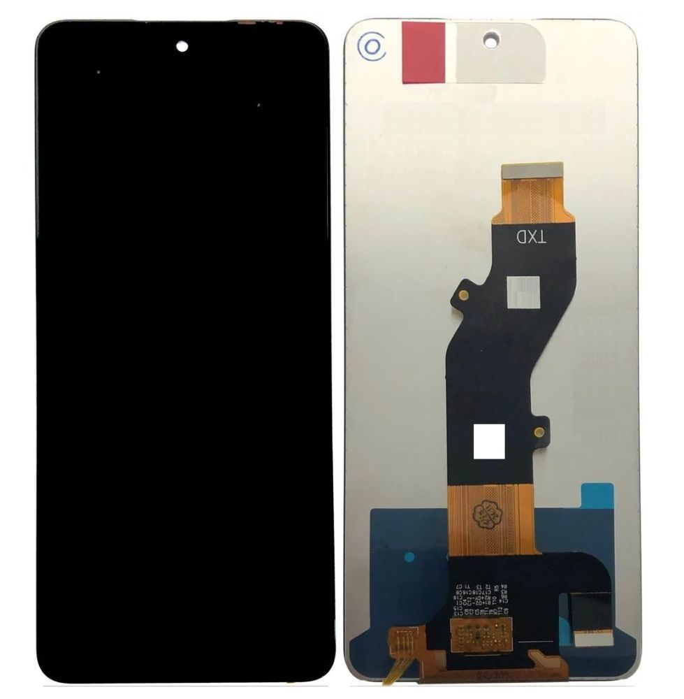 LCD with Touch Screen for Infinix Hot 50 4G - White by Maxbhi.com