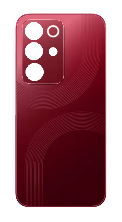Back Panel Cover for Realme 15x India - Red - Maxbhi.com