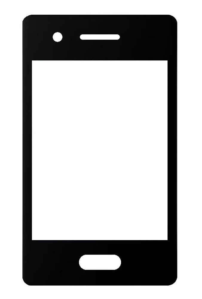 Replacement Front Glass for HMD Touch 4G - Cyan by Maxbhi.com