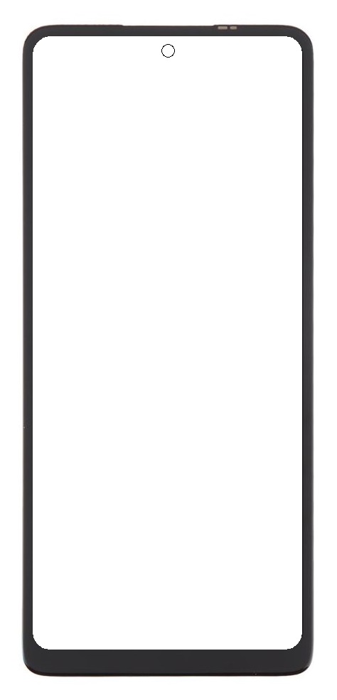 Replacement Front Glass for TCL 60 XE NxtPaper - Blue by Maxbhi.com
