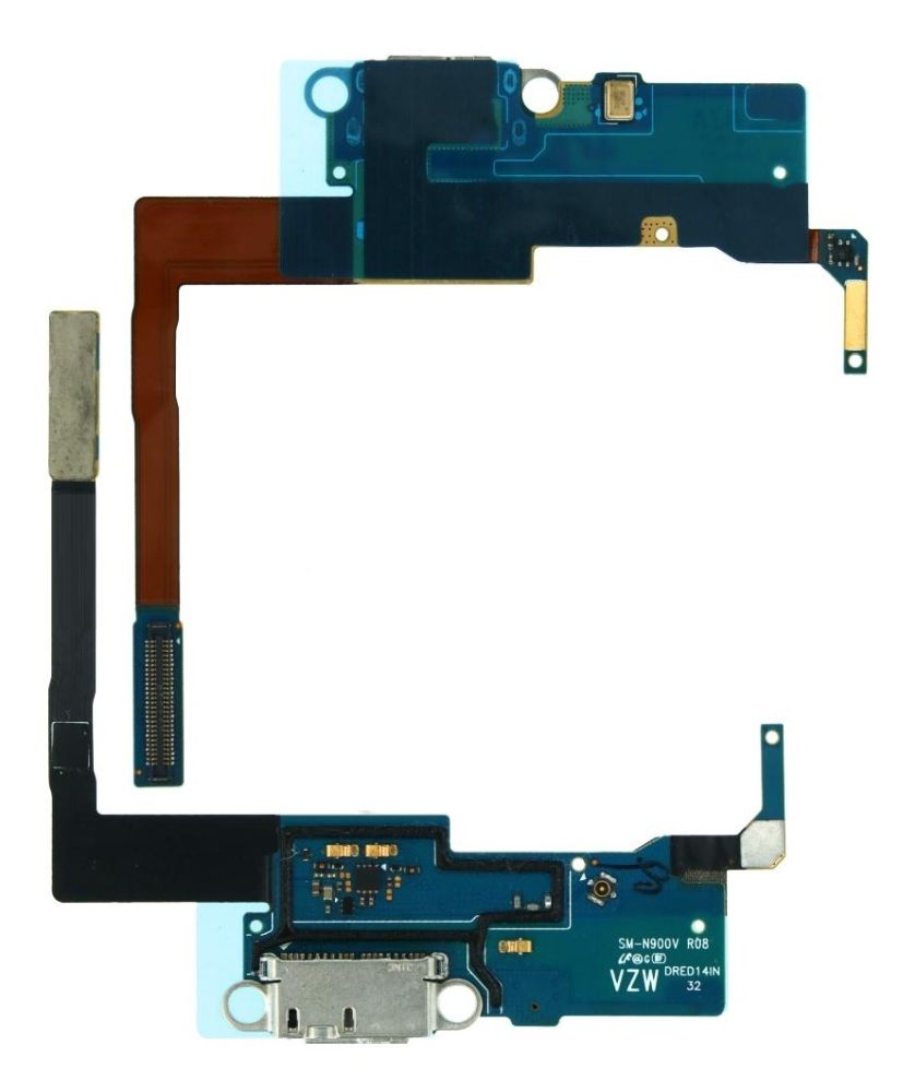 Charging Connector Flex PCB Board for Samsung Galaxy Note 3 by Maxbhi.com