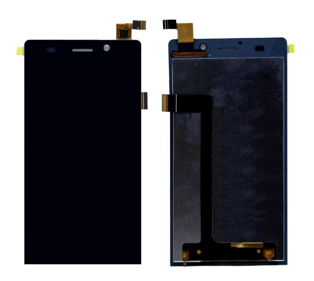 LCD with Touch Screen for Karbonn Titanium Octane - White by Maxbhi.com