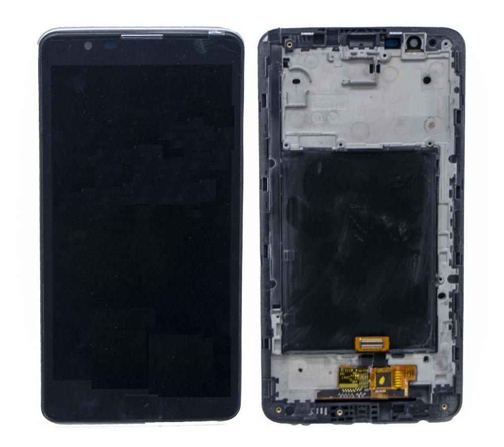 LCD with Touch Screen for LG Stylus 2 - Black by Maxbhi.com