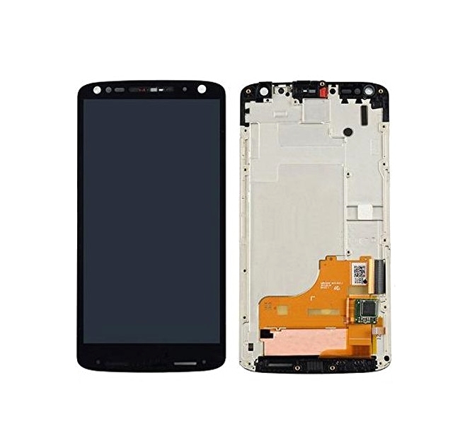 LCD with Touch Screen for Motorola Droid Turbo 2 - Black by Maxbhi.com