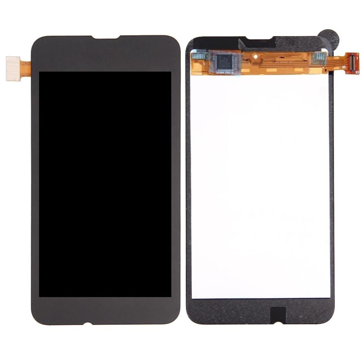 LCD with Touch Screen for Nokia Lumia 530 RM-1017 - White by Maxbhi.com