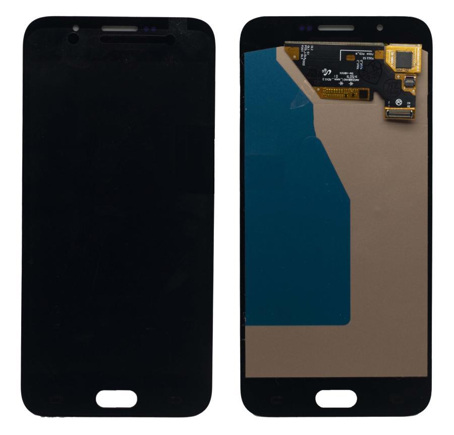 LCD with Touch Screen for Samsung Galaxy A8 2016 - Black by Maxbhi.com