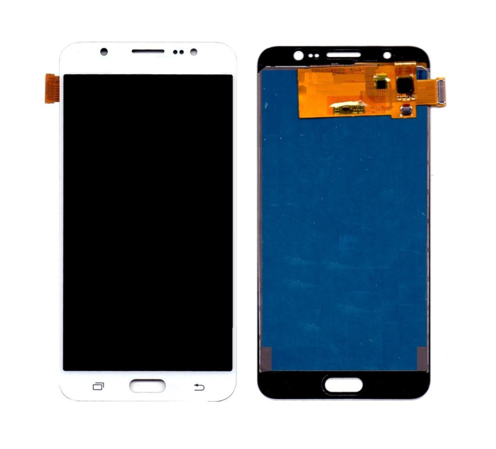 LCD with Touch Screen for Samsung Galaxy J7 (2016) - White by Maxbhi.com
