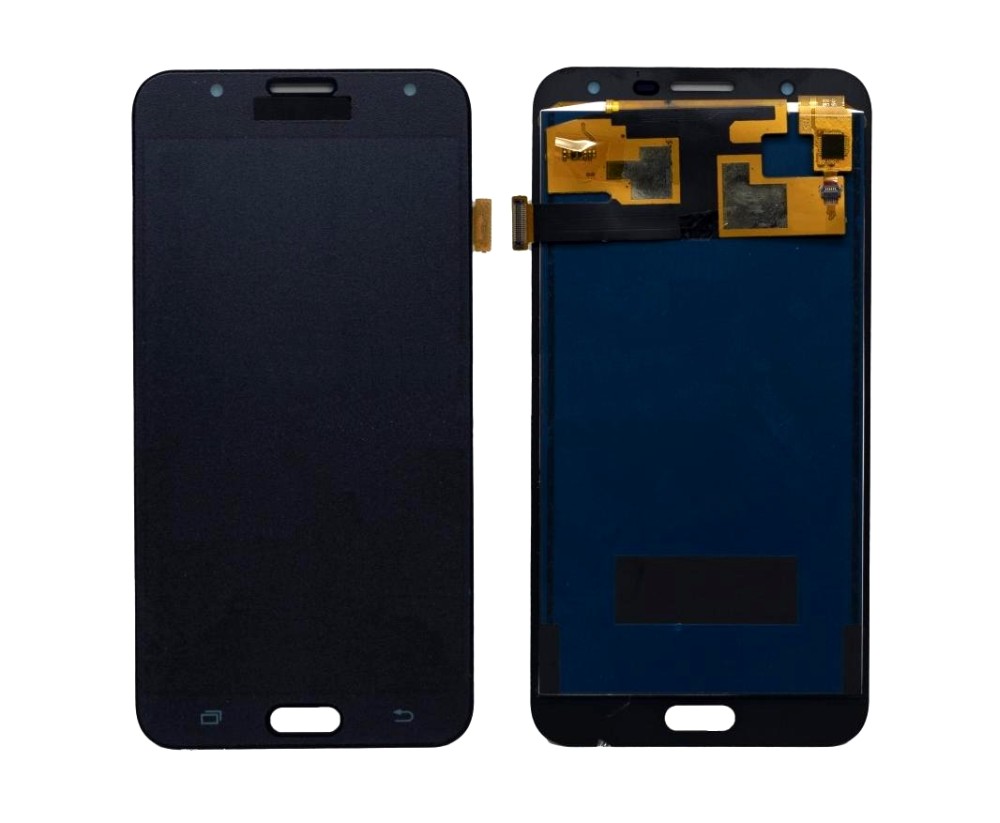 LCD with Touch Screen for Samsung Galaxy J7 - Black by Maxbhi.com