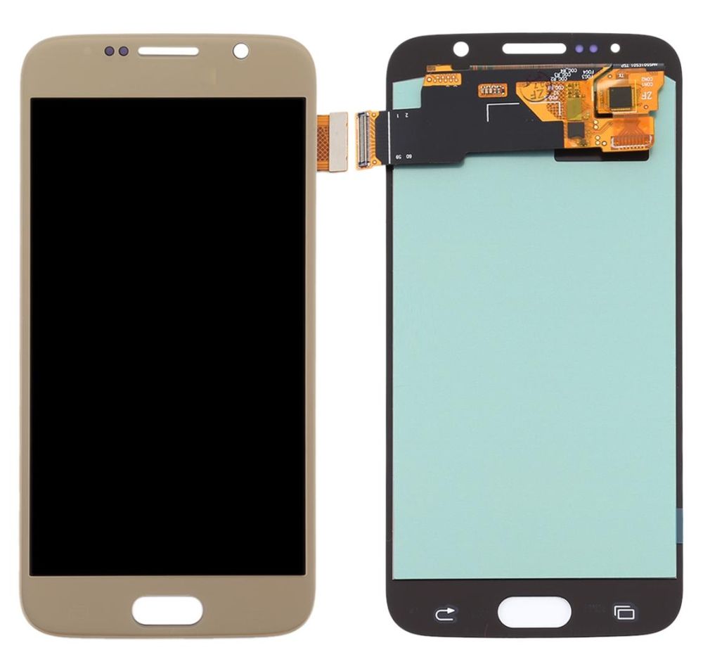 LCD with Touch Screen for Samsung Galaxy S6 Duos - Gold by Maxbhi.com