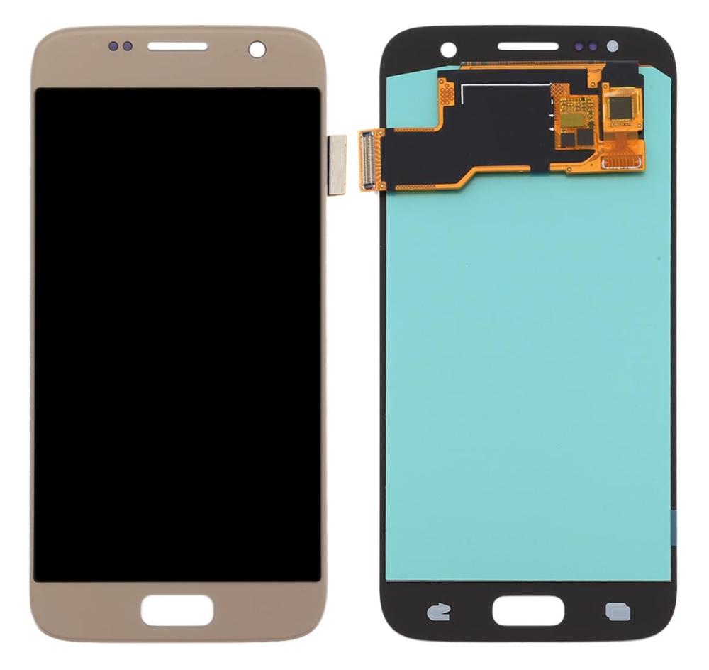 LCD with Touch Screen for Samsung Galaxy S7 64GB - Gold by Maxbhi.com