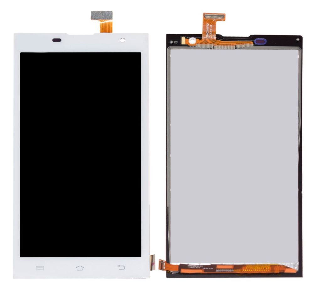 LCD with Touch Screen for Vivo Y28 - White by Maxbhi.com
