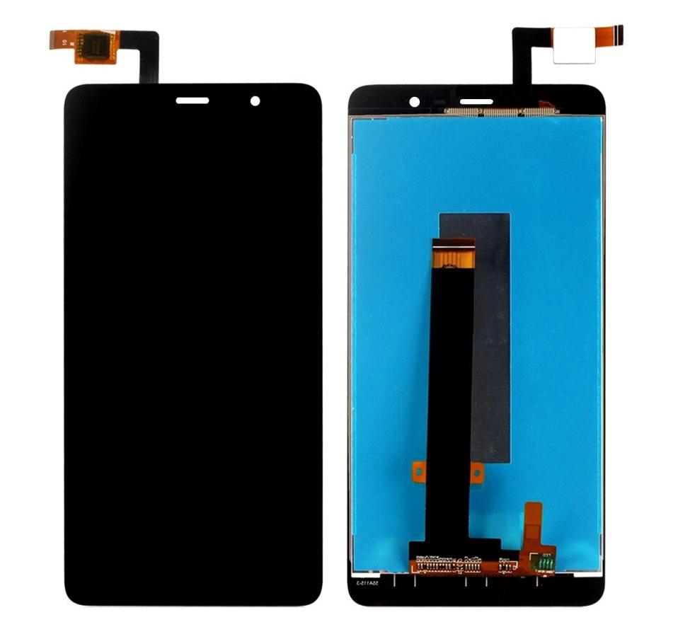 LCD with Touch Screen for Xiaomi Redmi Note 3 - Black by Maxbhi.com