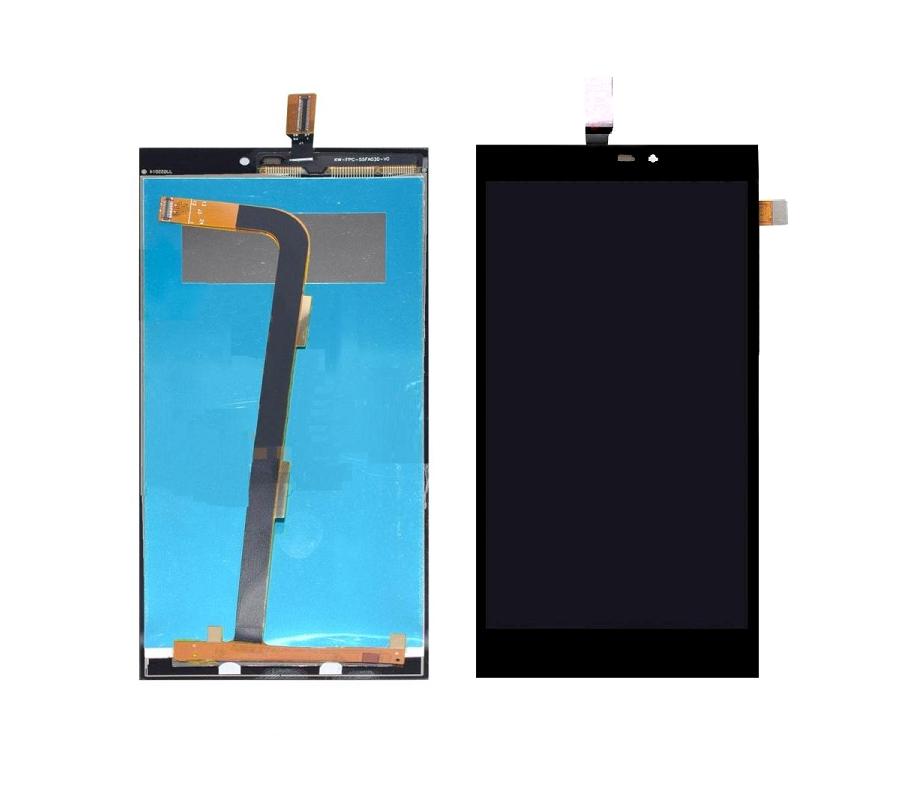 LCD with Touch Screen for Gionee Gpad G5 - Black by Maxbhi.com