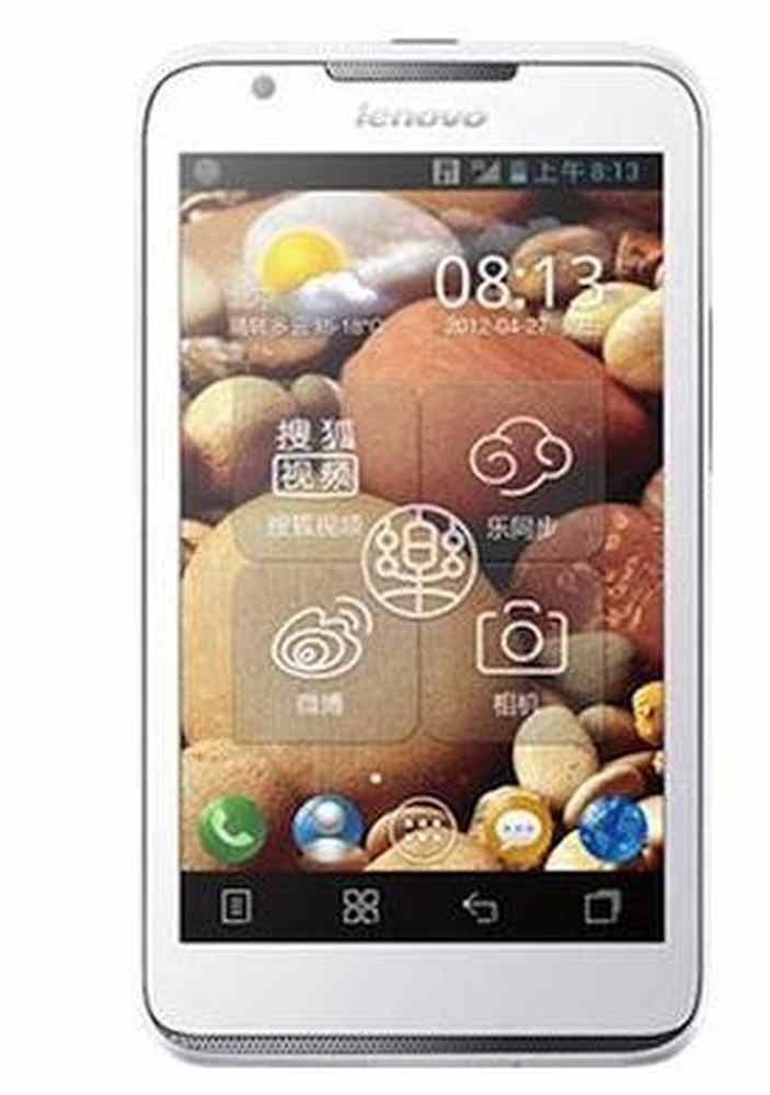 LCD with Touch Screen for Lenovo S880 - White by Maxbhi.com