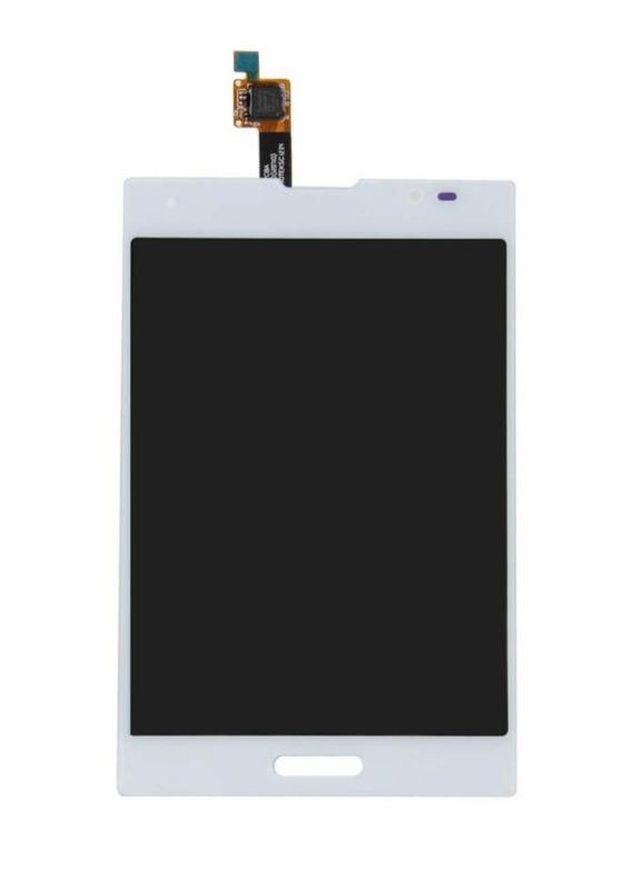 LCD with Touch Screen for LG Optimus Vu II F200 - White by Maxbhi.com