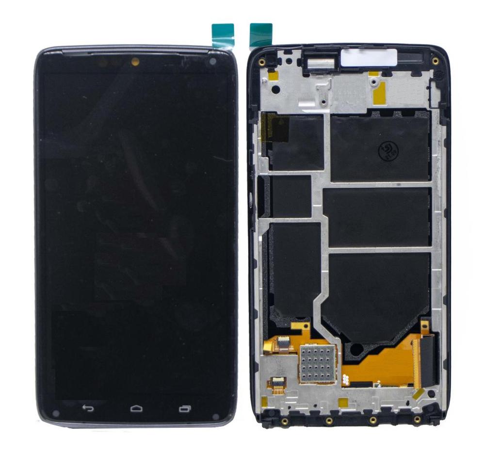 LCD with Touch Screen for Motorola DROID Turbo - Red by Maxbhi.com