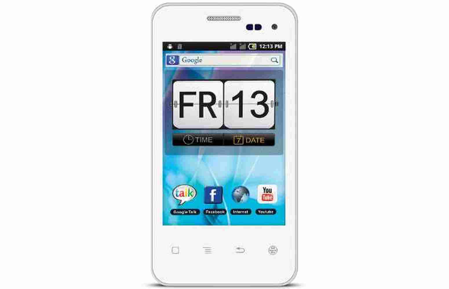 LCD with Touch Screen for Spice Mi-355 Stellar Craze - White by Maxbhi.com