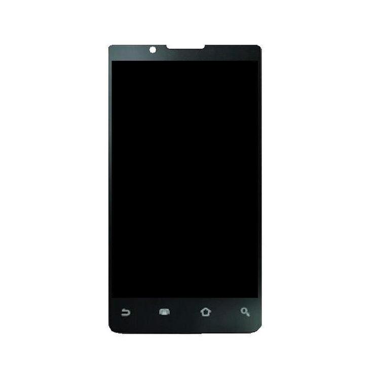 LCD with Touch Screen for Spice Mi-410 - White by Maxbhi.com