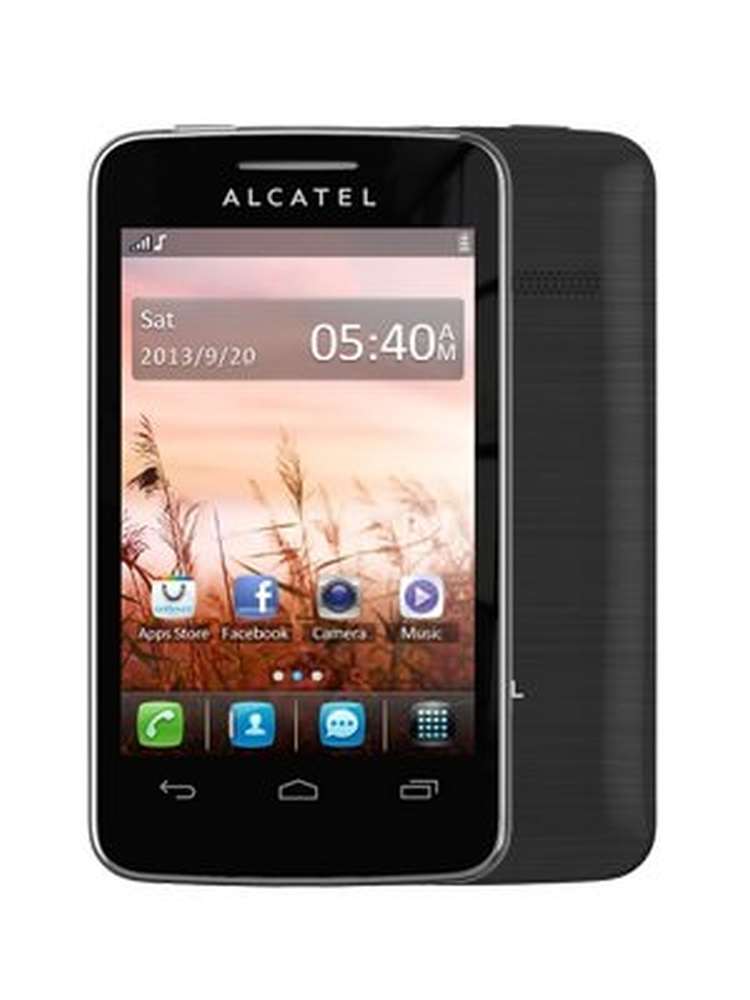 LCD with Touch Screen for Alcatel One Touch Tribe 3040 - Grey by Maxbhi.com