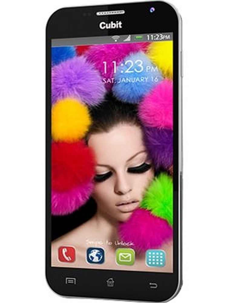 LCD with Touch Screen for Cubit Glam1 - White by Maxbhi.com