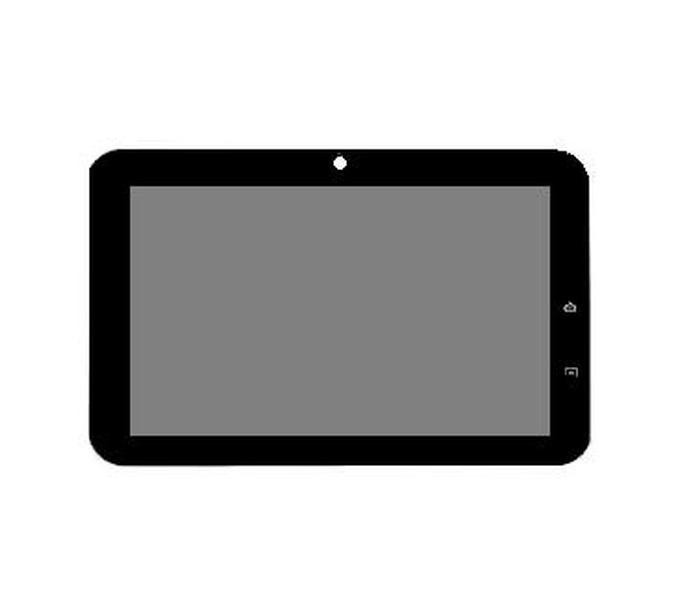 LCD with Touch Screen for HCL ME Tab Y2 - White by Maxbhi.com