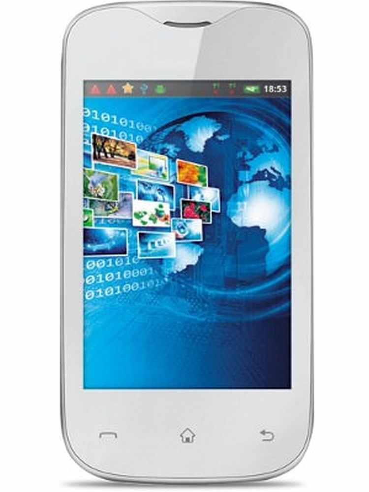 LCD with Touch Screen for Lava Discover 137 - White by Maxbhi.com