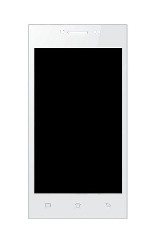 LCD with Touch Screen for Trio T40 - White by Maxbhi.com