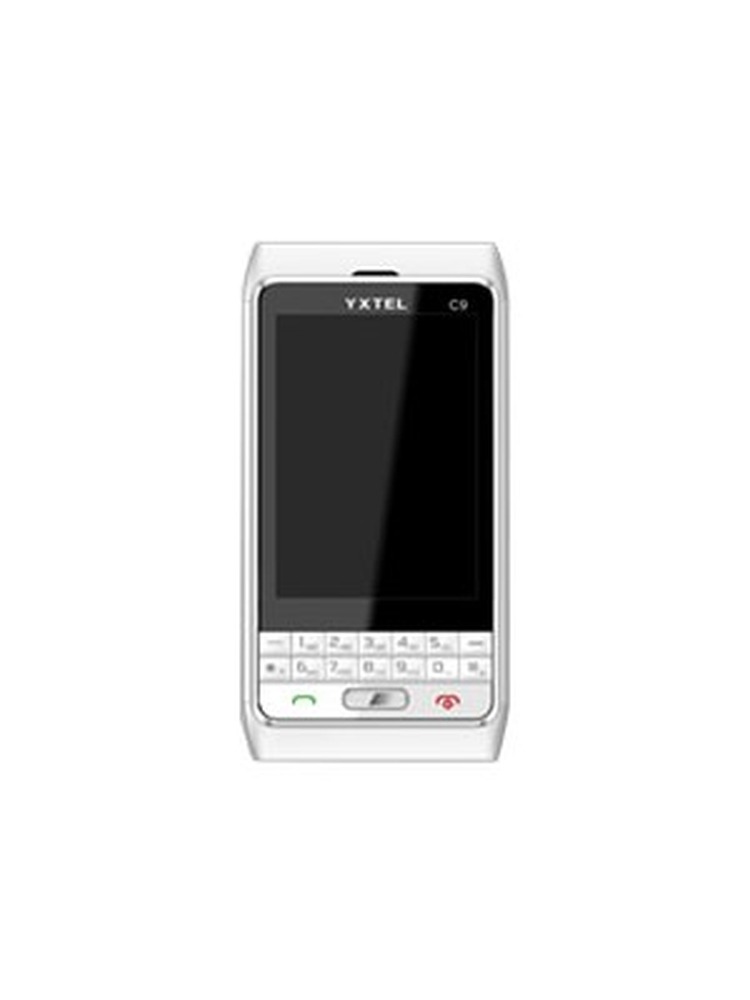 LCD with Touch Screen for Yxtel C9 - Red by Maxbhi.com