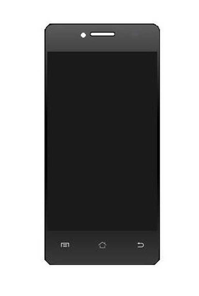 LCD with Touch Screen for Bloom Globe Lite 3G - White by Maxbhi.com