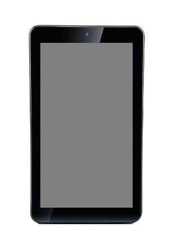 LCD with Touch Screen for IBall Slide i701 - White by Maxbhi.com