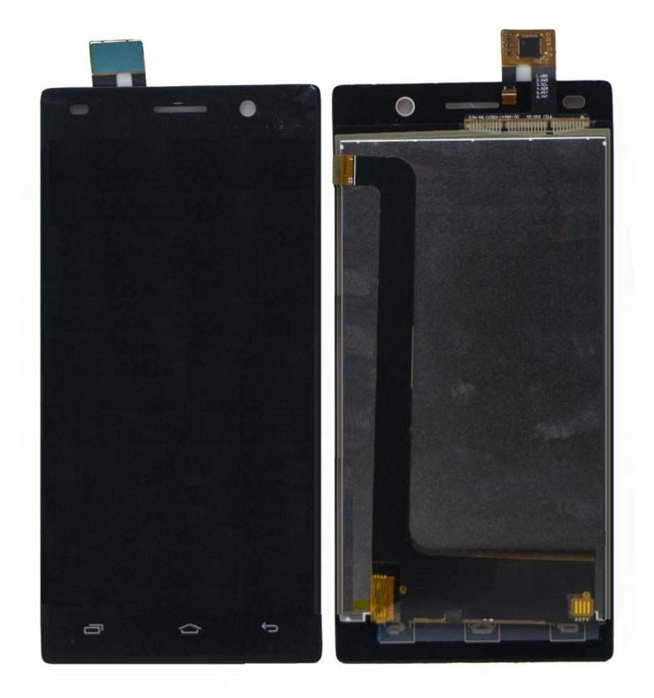 LCD with Touch Screen for Intex Aqua Power Plus - Black by Maxbhi.com
