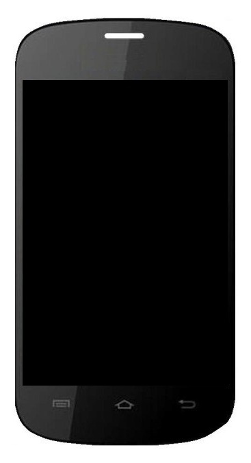 LCD with Touch Screen for Maxx Genx Droid7 AX356 - Black by Maxbhi.com