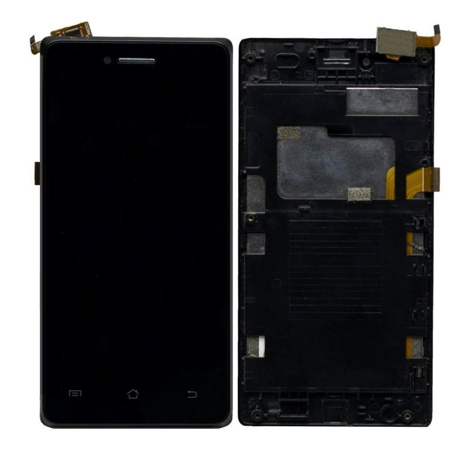 LCD with Touch Screen for Swipe Konnect 4 Neo - Black by Maxbhi.com