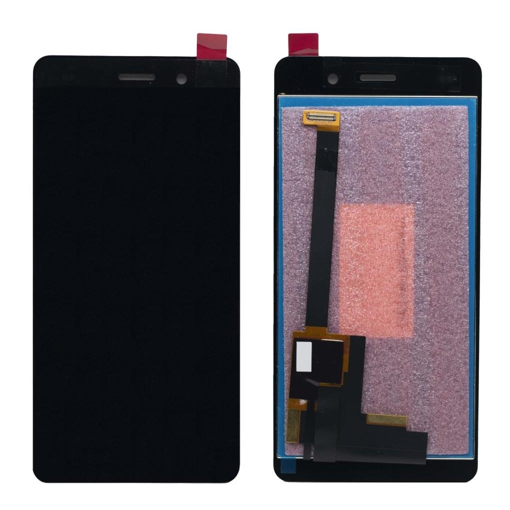 LCD with Touch Screen for InFocus M808 - Gold by Maxbhi.com