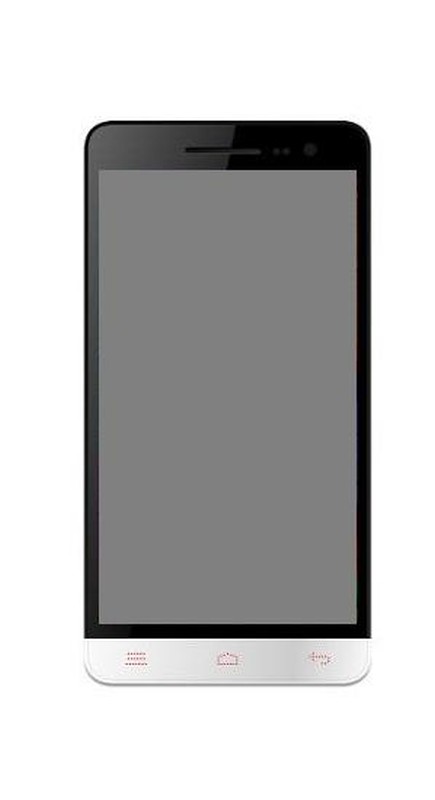 LCD with Touch Screen for Ok Jupiter Z7 - White by Maxbhi.com