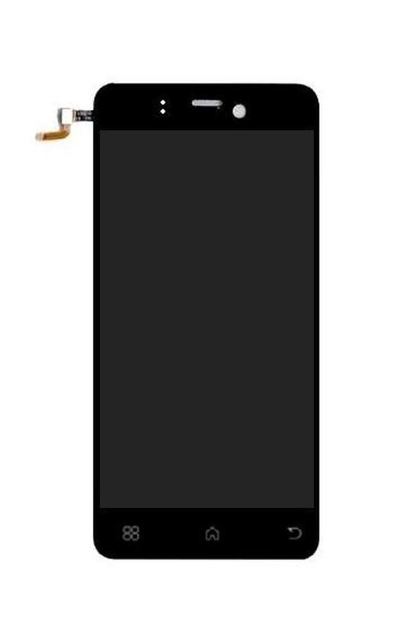 LCD with Touch Screen for Lava Iris Pro 20 - White by Maxbhi.com