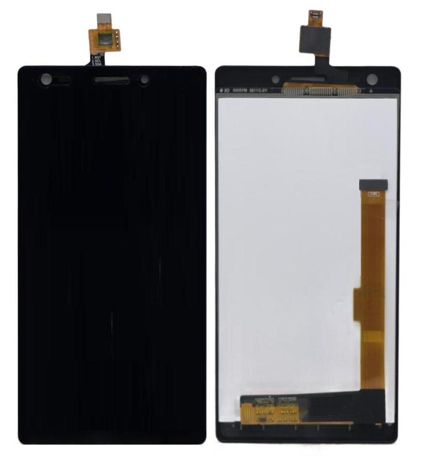 LCD with Touch Screen for Lava Pixel V2 - Black by Maxbhi.com