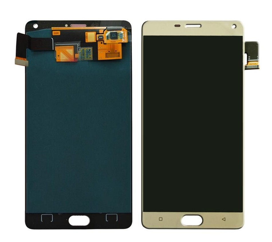 LCD with Touch Screen for Gionee Marathon M5 Plus - Gold by Maxbhi.com