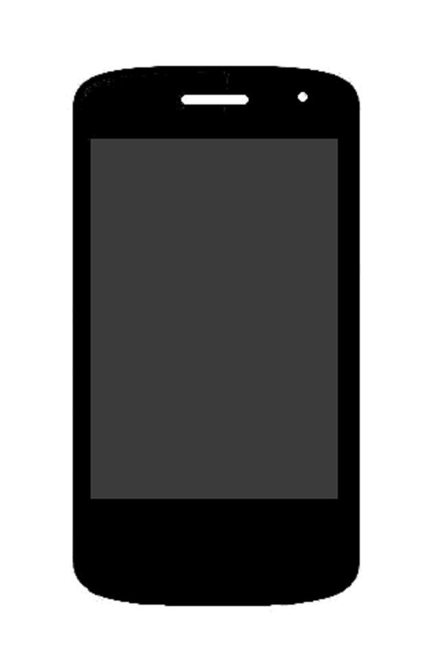 LCD with Touch Screen for Spice N-300 - Blue by Maxbhi.com