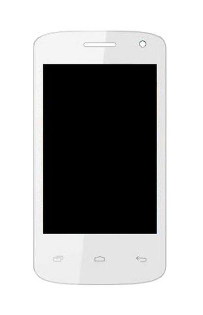 LCD with Touch Screen for Spice N-300 - White by Maxbhi.com